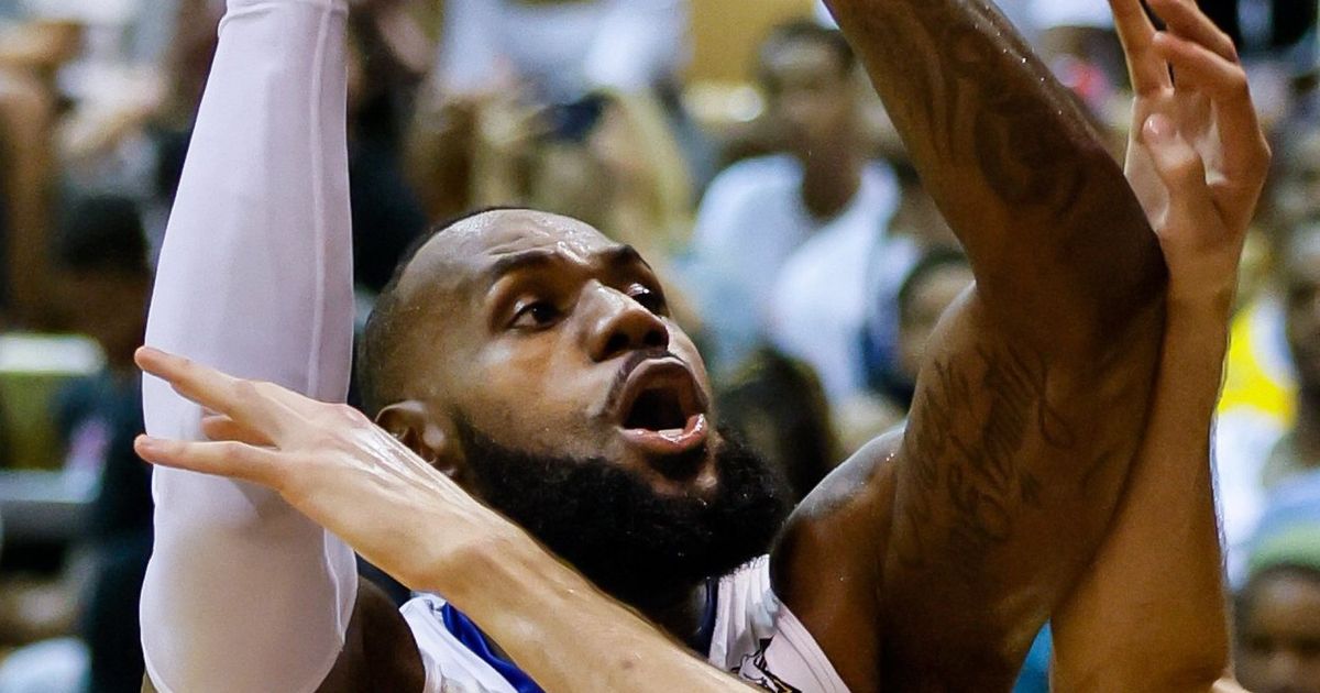 Seattle turns out in droves to see LeBron James at CrawsOver Pro-Am ...