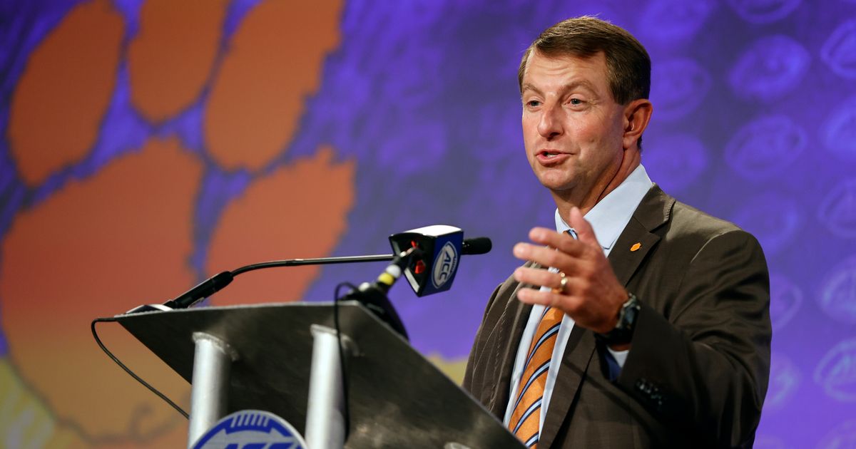 Clemson’s Swinney: New perspective for Tigers’ camp | The Seattle Times