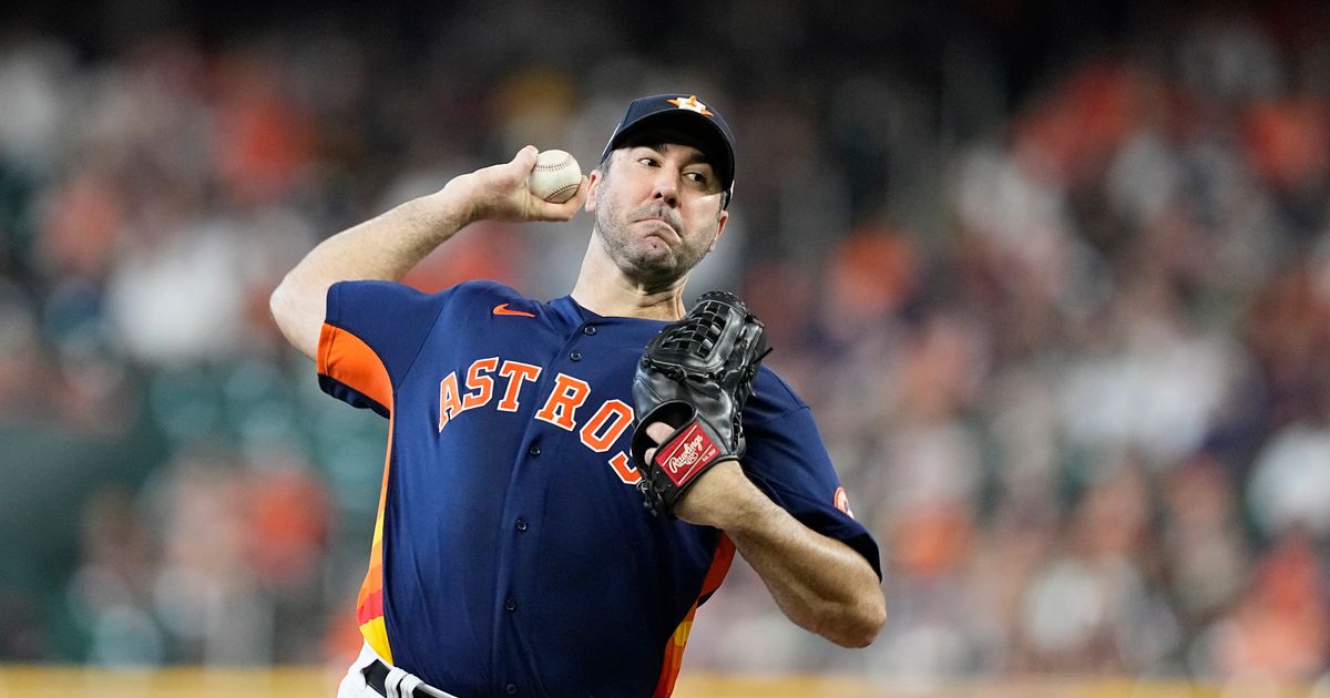 Astros RHP Verlander departs with right calf discomfort | The Seattle Times