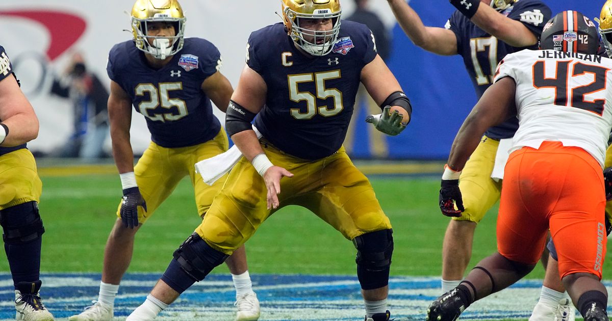 All-America OL Patterson questionable for Irish at No. 2 OSU | The ...