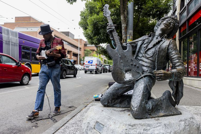 Jimi Hendrix Statue Capitol Hill