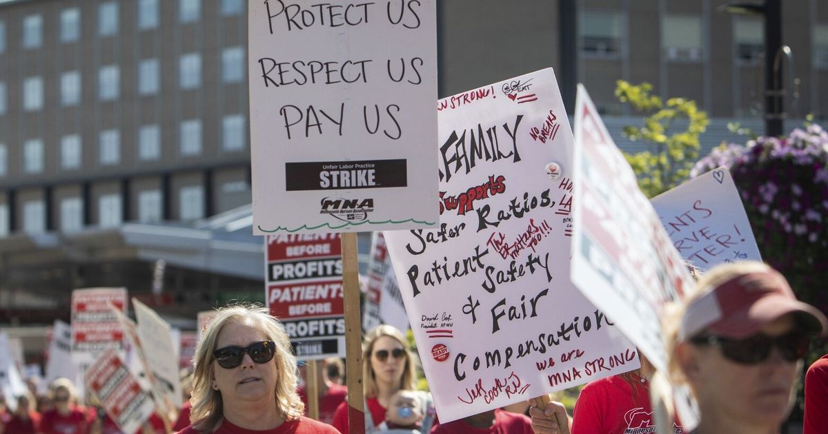 Thousands of striking nurses return to work in Minnesota | The Seattle ...