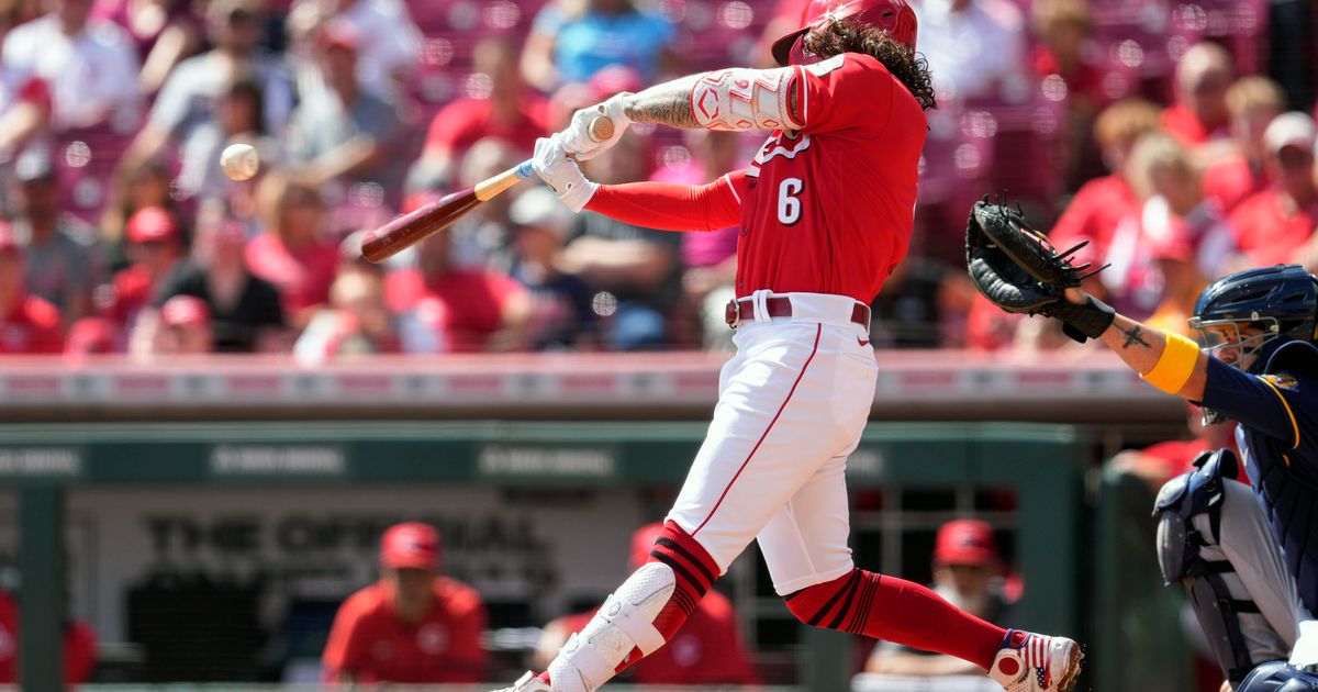 Steer’s go-ahead homer lifts Reds past Brewers 2-1 | The Seattle Times