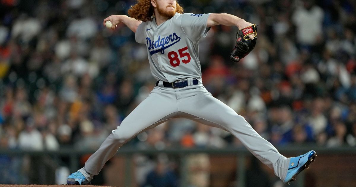 Dustin May no-hits Giants for 5 innings, Dodgers win 5-0 | The Seattle ...