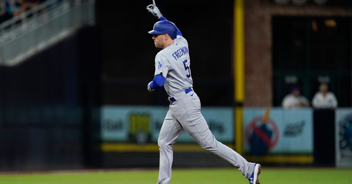 Freeman, Dodgers beat Padres 8-4; magic number down to 4 | The Seattle ...