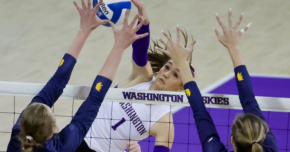Short-handed UW volleyball team sweeps Cal amid stretch run of regular ...