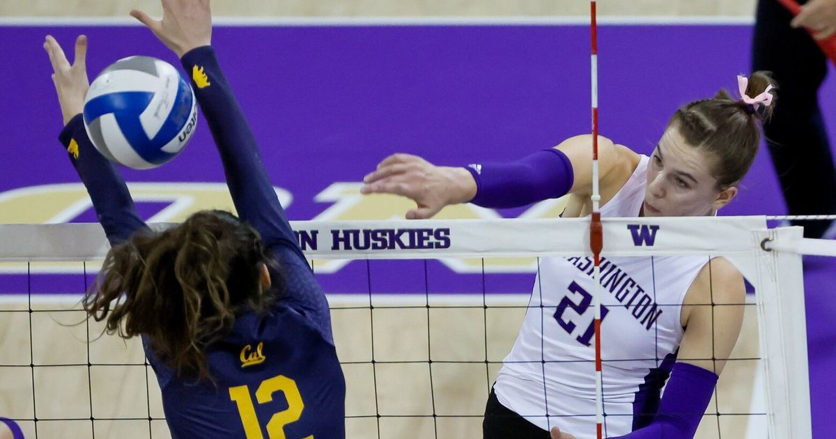 Photos: UW vs. Cal volleyball | The Seattle Times