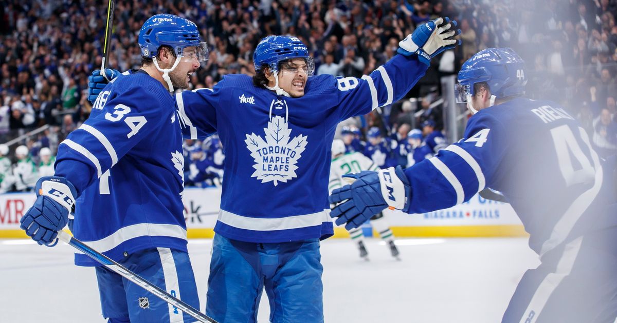 Robertson scores in OT to lift Maple Leafs past Stars, 3-2 | The ...