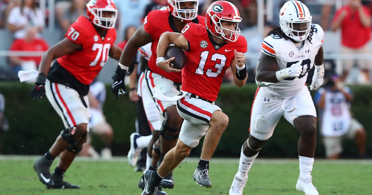No. 2 UGA routs Auburn 42-10 in Deep South’s Oldest Rivalry | The ...
