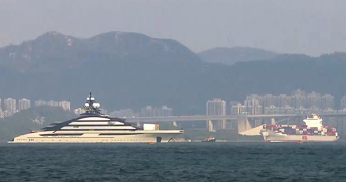 Luxury yacht linked to Russian oligarch passes through Strait of Hormuz ...