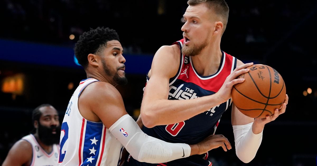 Harden, Maxey lead 76ers past Wizards 118-111 | The Seattle Times