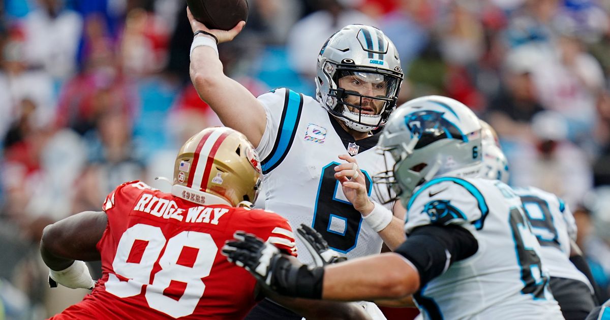 Panthers QB Mayfield a no-show at practice once again | The Seattle Times
