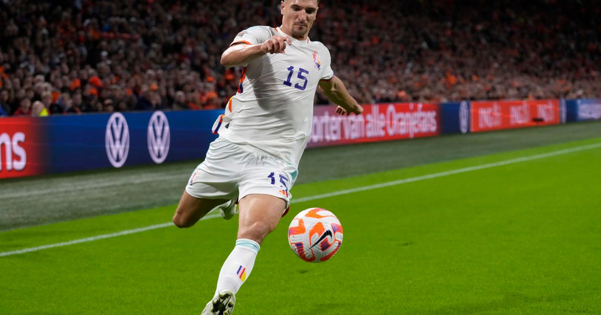 Belgium right back Meunier out with broken cheekbone | The Seattle Times