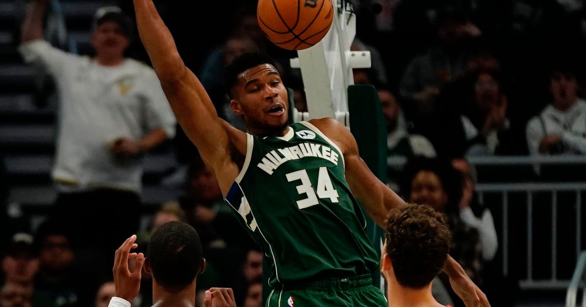 Antetokounmpo scores 44 points, Bucks rout Rockets 125-105 | The ...