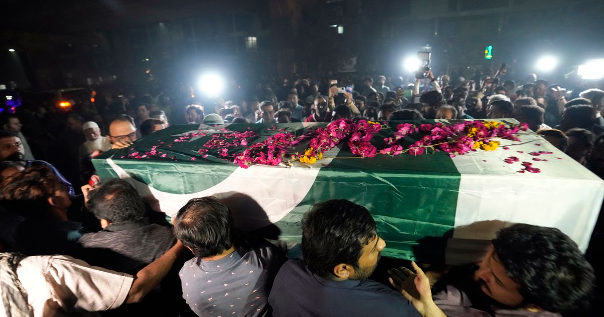 Pakistan lays to rest journalist killed in ex-PM Khan march | The ...