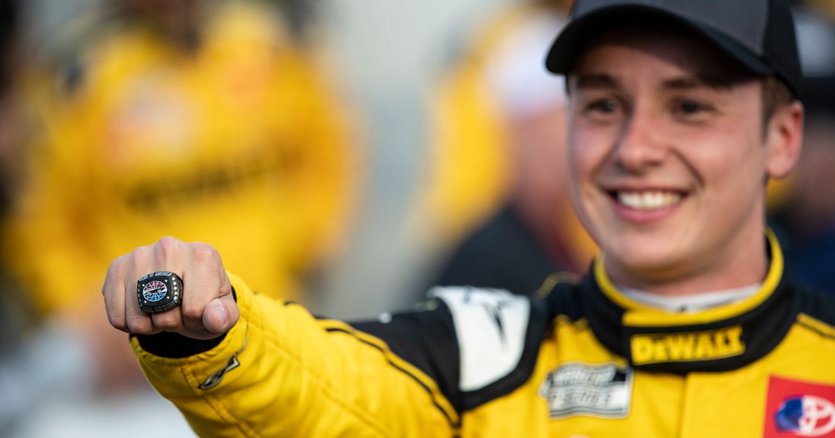 Bell wins Charlotte as champion Larson bumped from playoffs | The ...