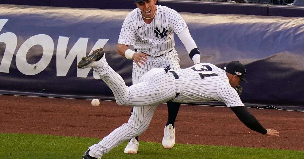 Yankees LF Aaron Hicks out for postseason with knee injury | The ...