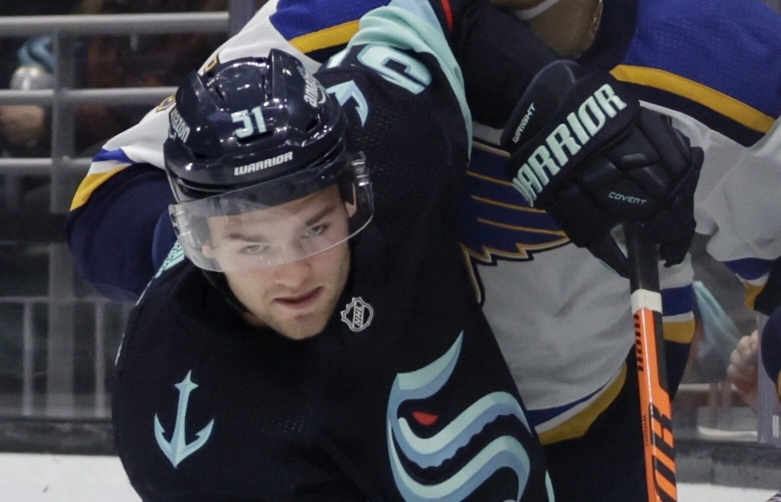 Morgan Geekie, the Kraken’s ‘other’ young center, having a strong ...