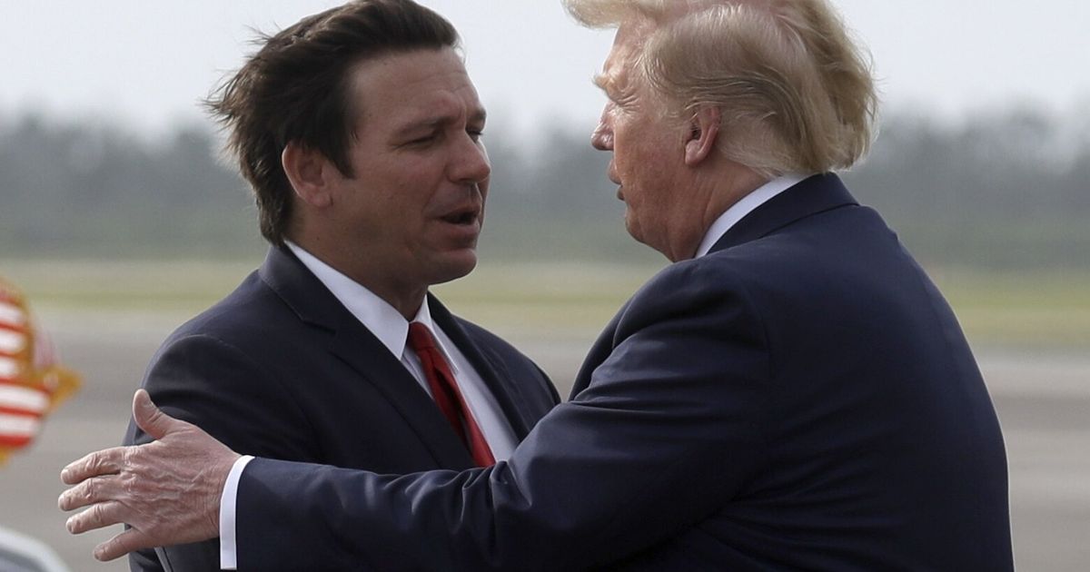 Trump vs. DeSantis: A simmering rivalry bursts into view | The Seattle ...