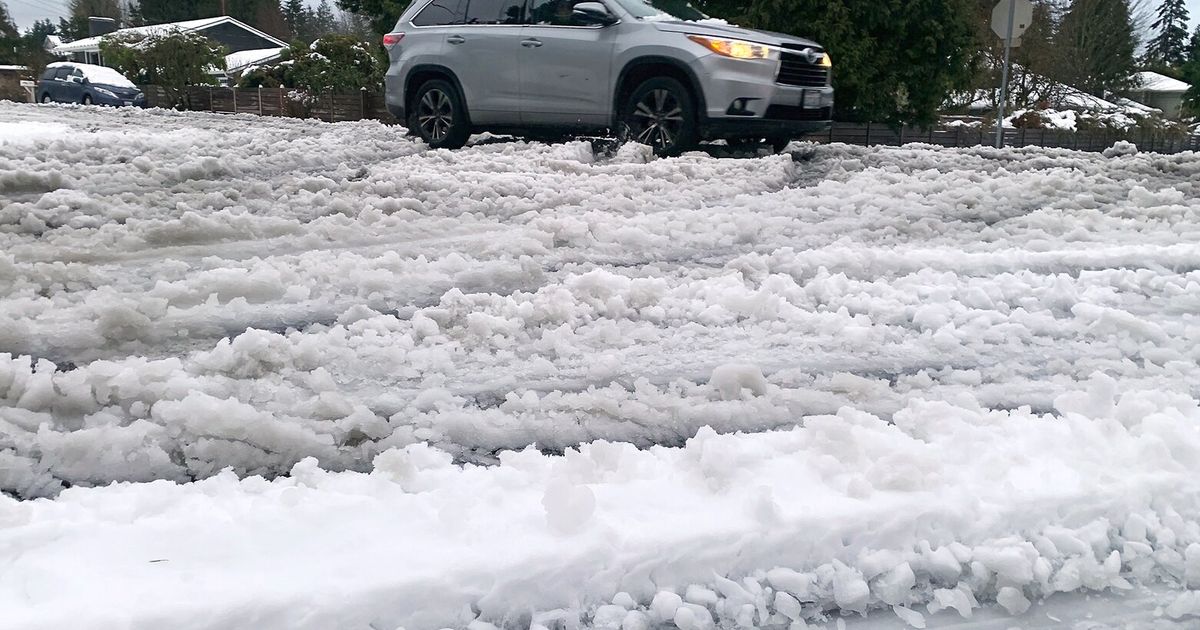 Seattle-area weather updates: Snow, school closures, snarled traffic ...