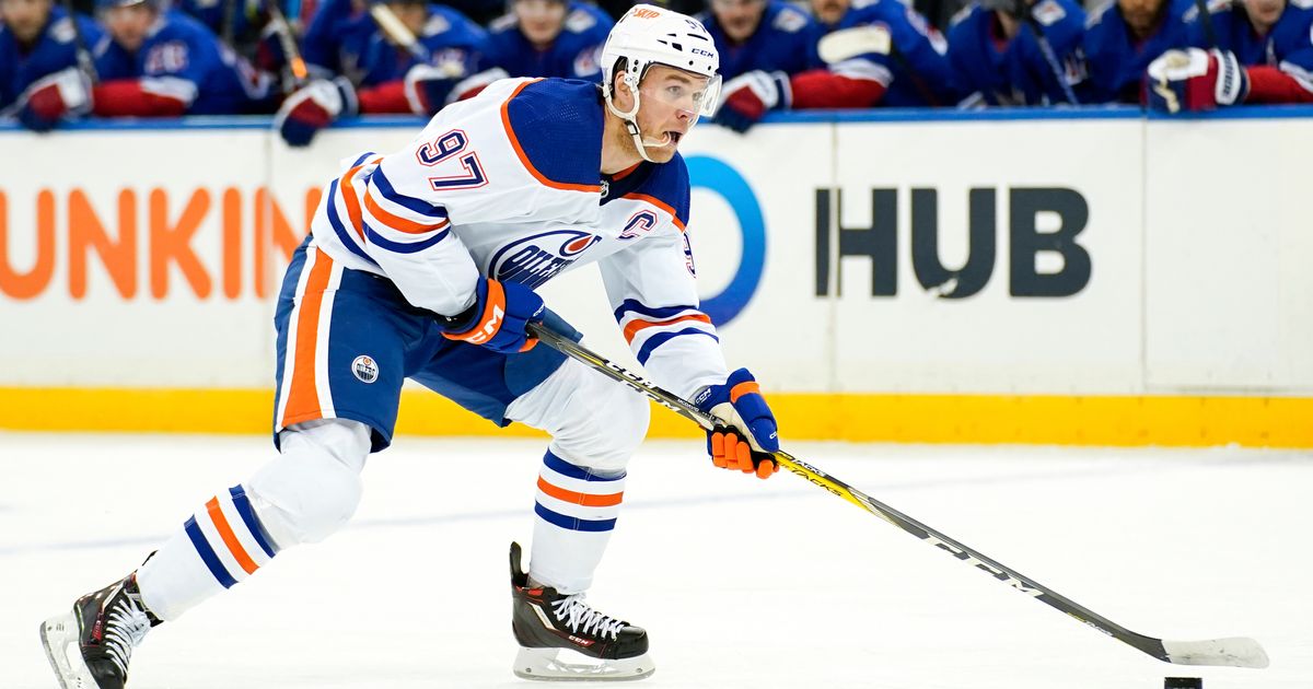 Oilers score 4 times in third period to defeat Rangers | The Seattle Times