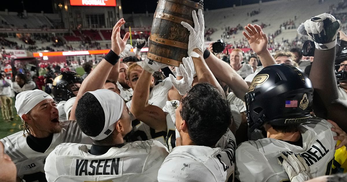 Bucket List: Purdue earns title game bid with win at Indiana | The ...