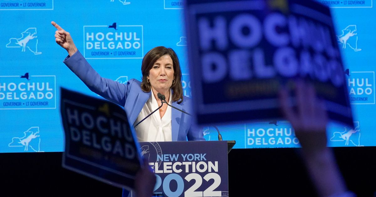 Democrat Kathy Hochul becomes 1st woman elected NY governor | The ...