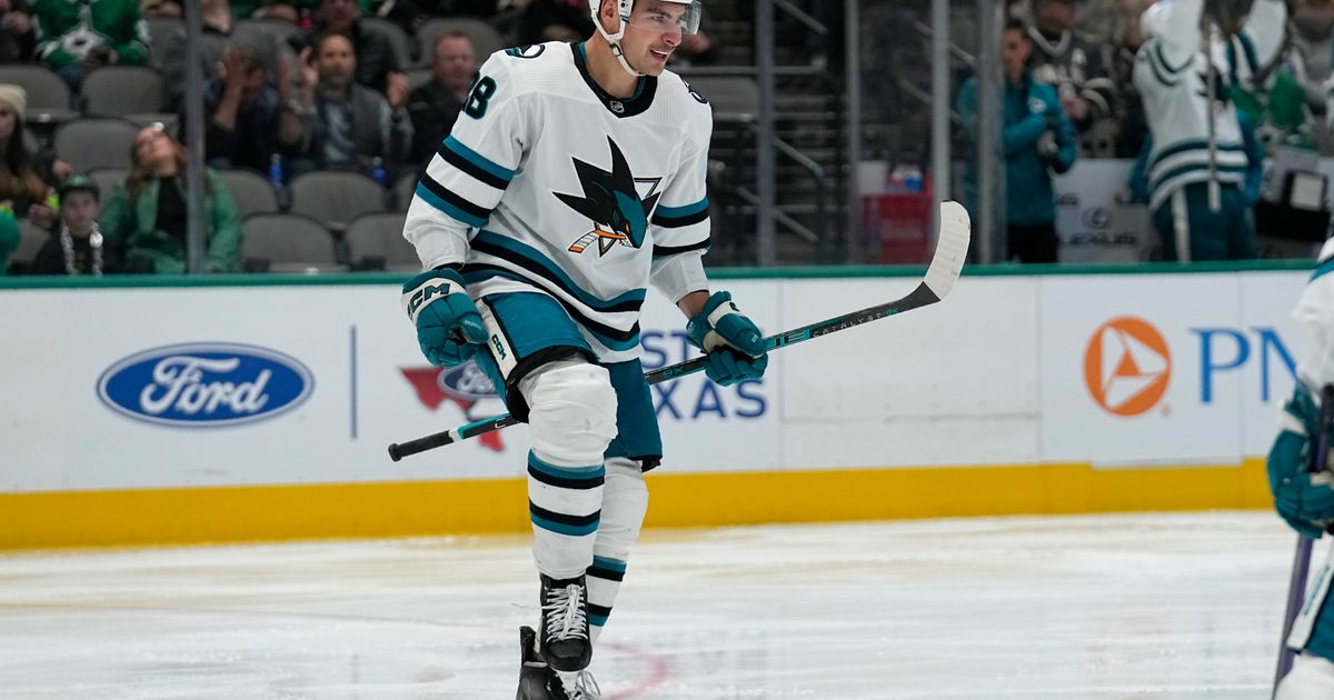 Sharks snap five-game losing streak with 5-4 win over Stars | The ...