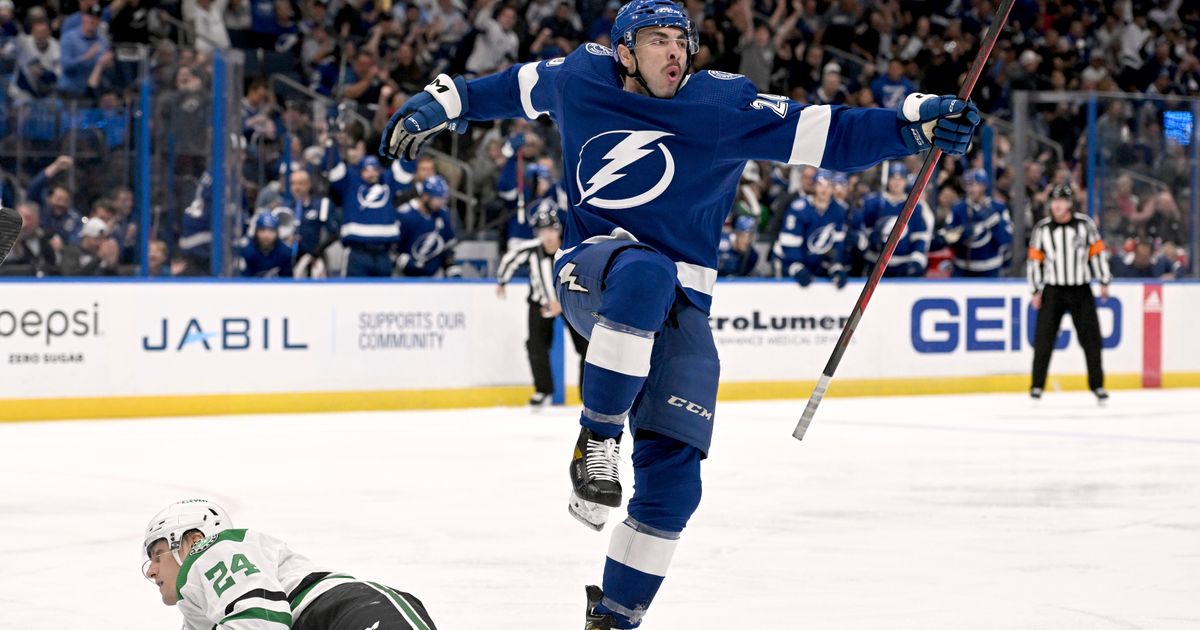 Alex Killorn scores in OT, Lightning beat Stars 5-4 | The Seattle Times