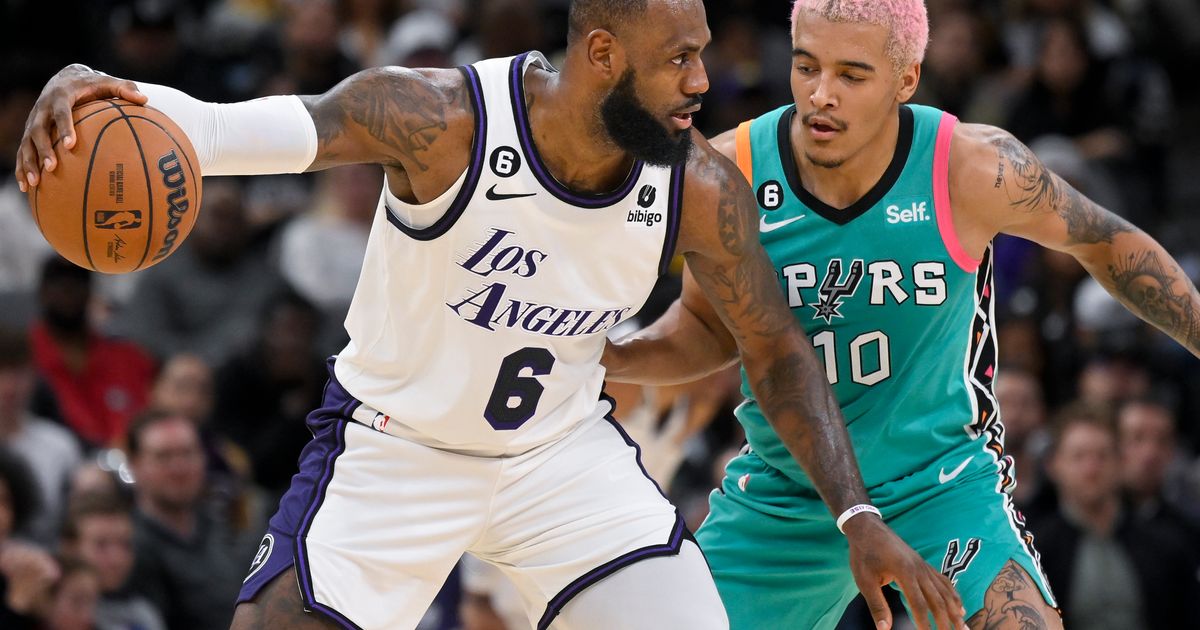 Lakers top Spurs in James’ return for first road victory | The Seattle ...