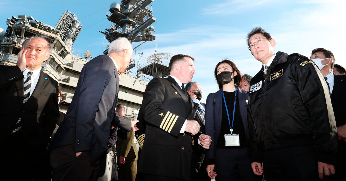 Japan PM vows to strengthen military at int’l naval review | The ...