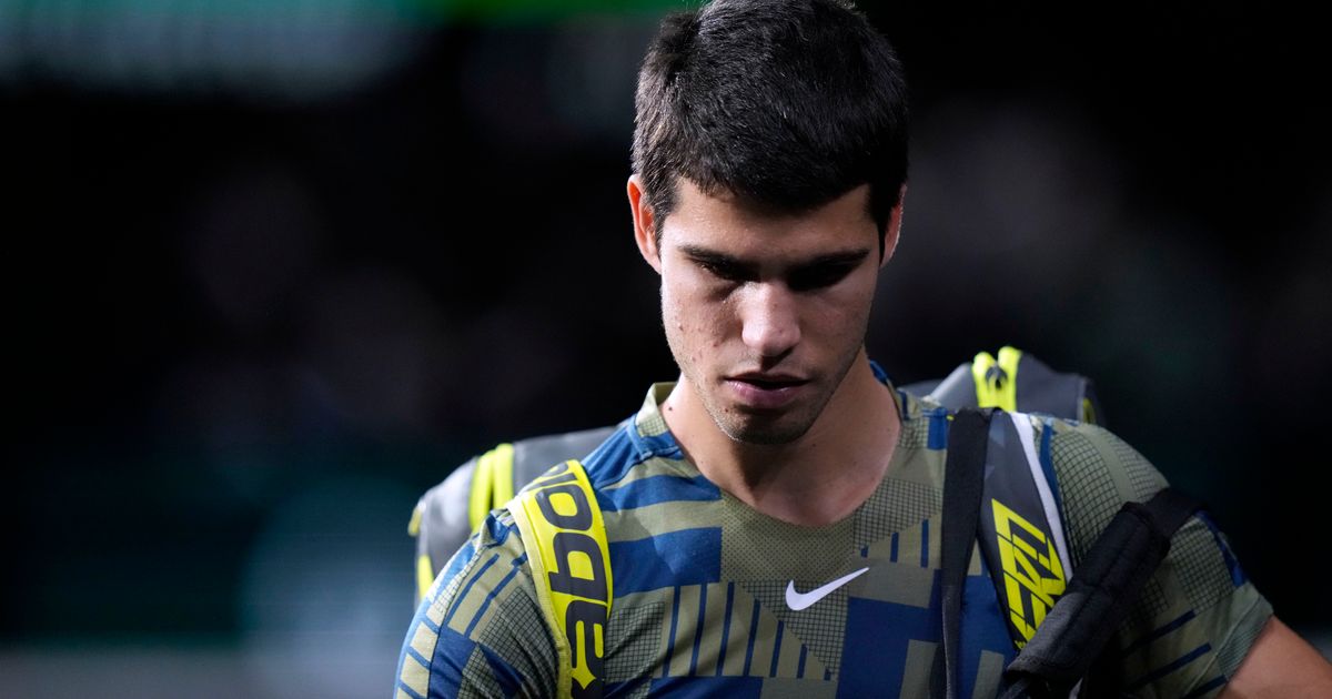 No. 1 Alcaraz out for rest of the season with muscle tear | The Seattle ...