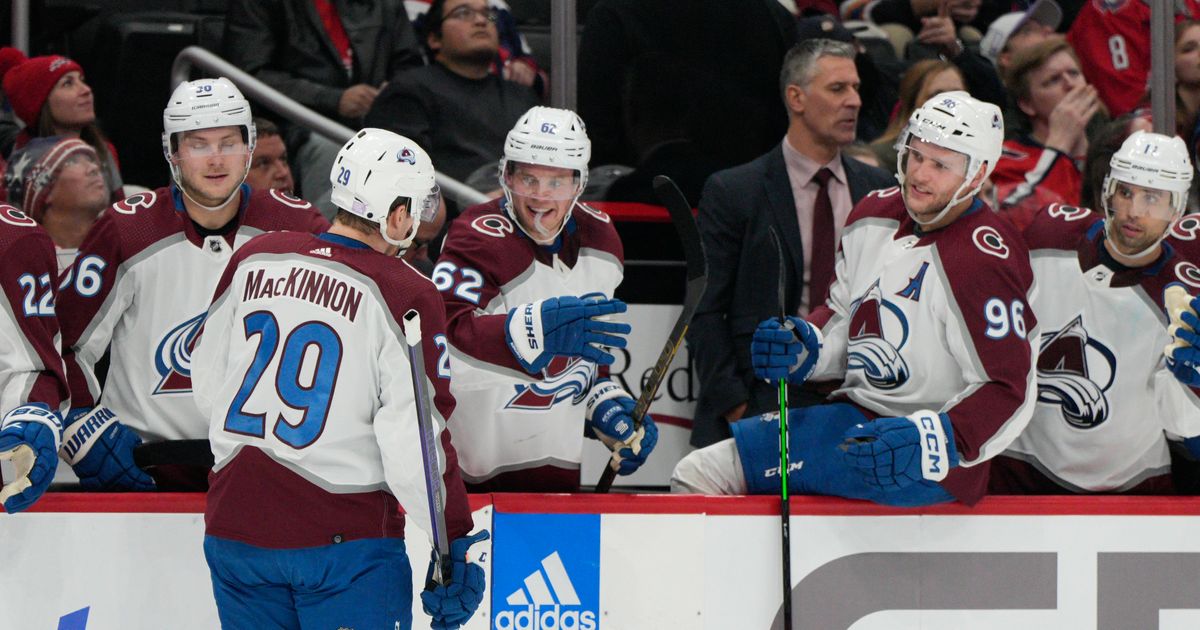 Makar, MacKinnon score, short-handed Avalanche beat Capitals | The ...