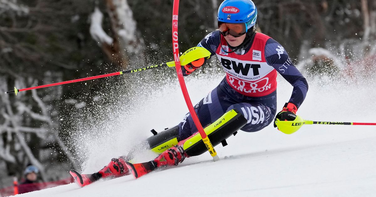Shiffrin’s bid for 6th win on home snow off to good start | The Seattle ...