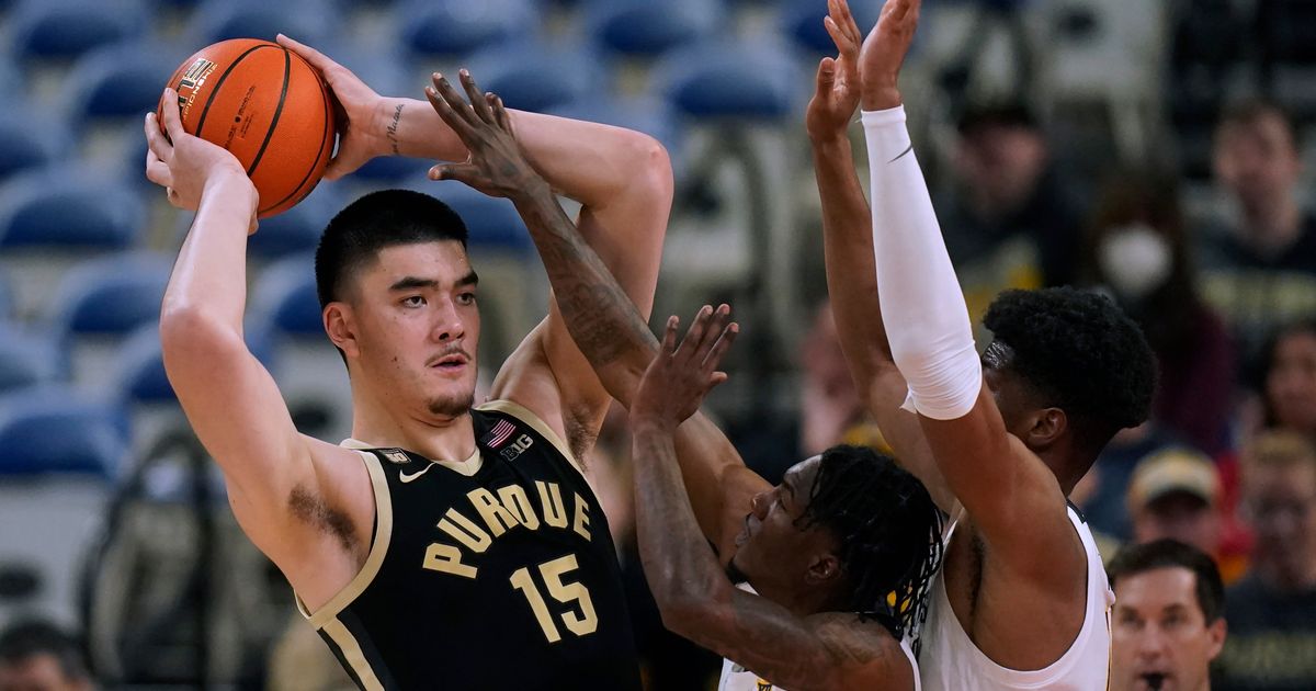 Edey’s double-double powers No. 24 Purdue past West Virginia | The ...