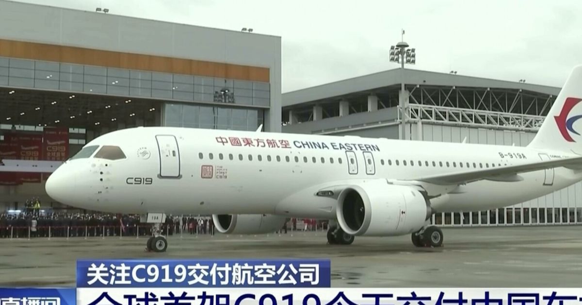 Chinese airline receives first domestic long-range jetliner | The ...