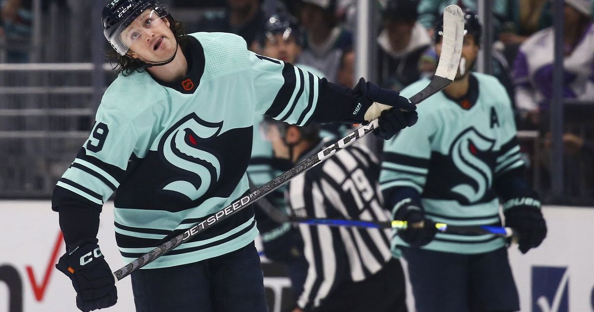 Slumping Kraken turn up the urgency following home loss | The Seattle Times Slumping Kraken turn up the urgency following home loss | The Seattle Times