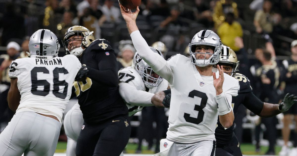Raiders QB Jarrett Stidham has NFL ‘dream come true’ | The Seattle Times