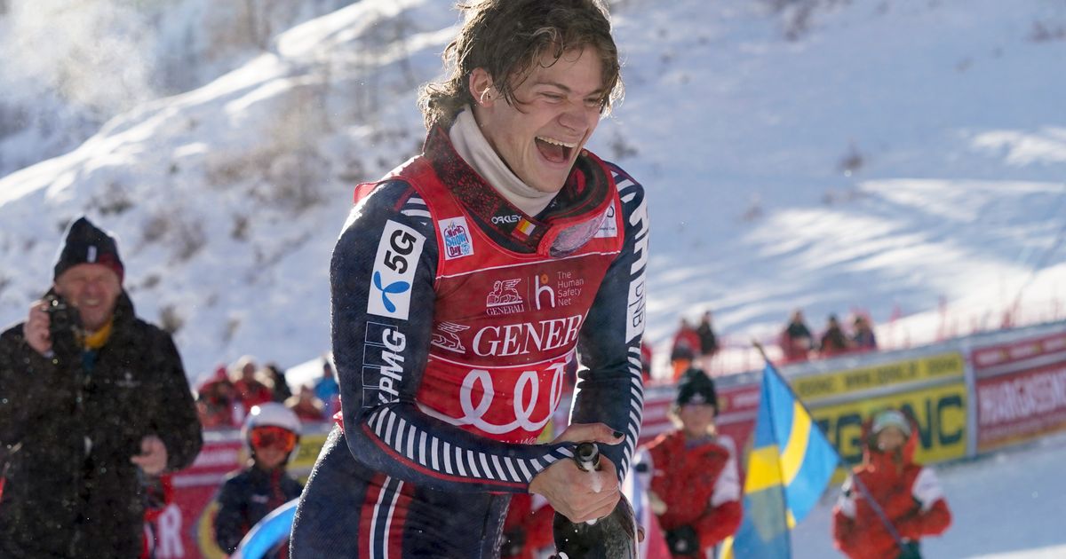 Braathen wins 1st World Cup slalom of the season | The Seattle Times