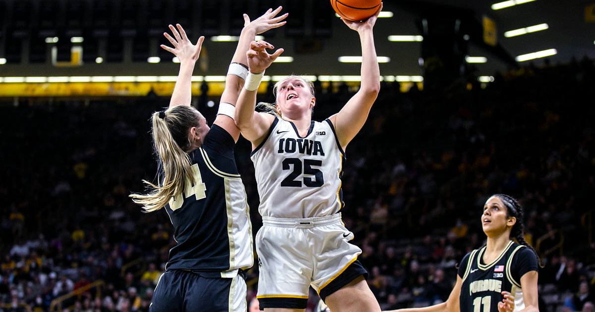 Clark, Warnock lead No. 12 Iowa women past Purdue 83-68 | The Seattle Times