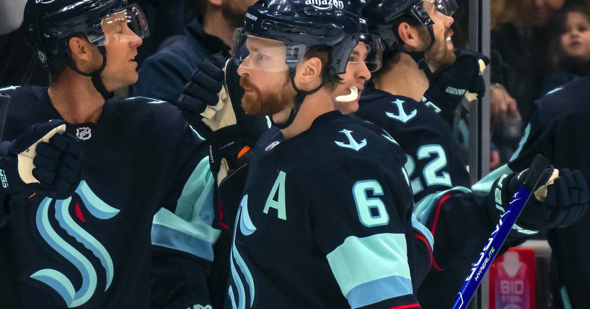 Extra work helps Adam Larsson tie Kraken record with seven-game point ...