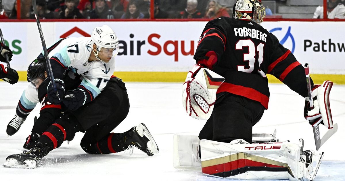 Photos: Kraken beat Senators, 8-4 | The Seattle Times