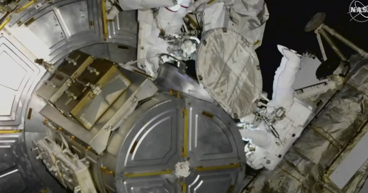 First Native American woman in space steps out on spacewalk | The ...