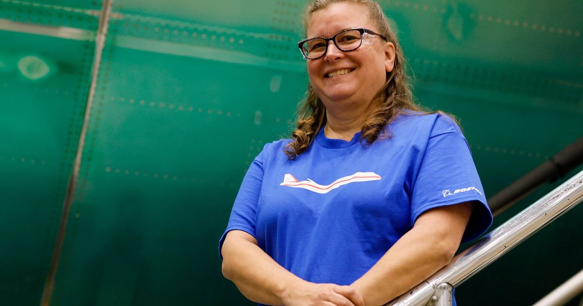 This Boeing 747 worker followed her father onto the factory floor | The ...