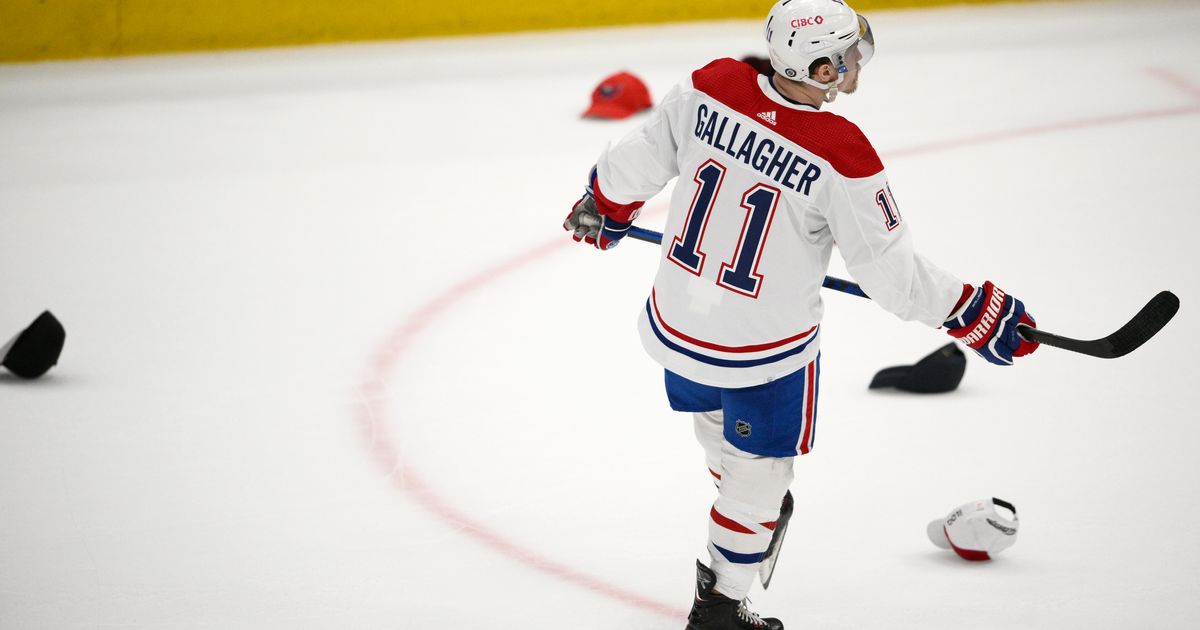 Habs forward Gallagher out 6 weeks with lower-body injury | The Seattle ...
