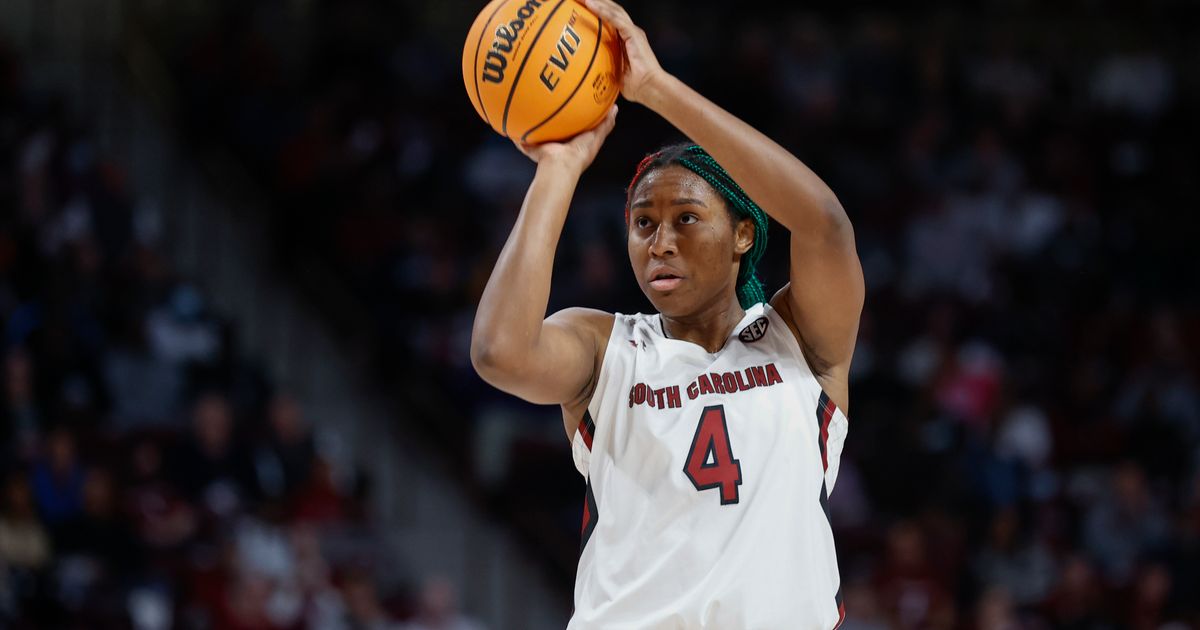 Cardoso, Boston lift No. 1 South Carolina past Auburn 94-42 | The ...