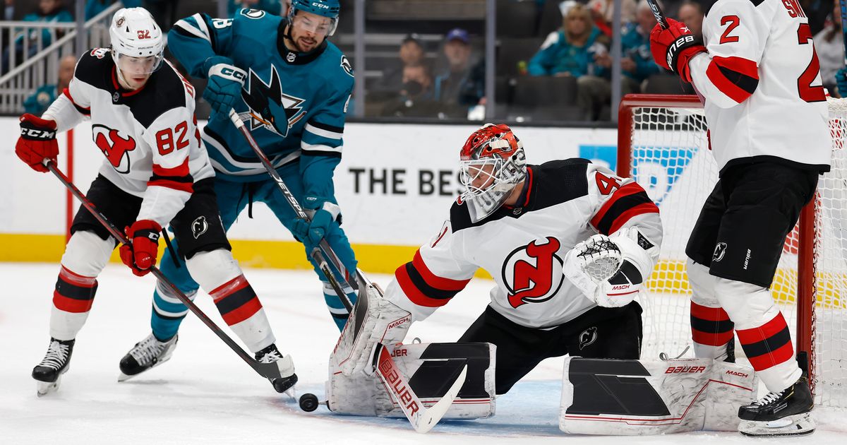 Tatar scores in the shootout, Devils edge Sharks 4-3 | The Seattle Times