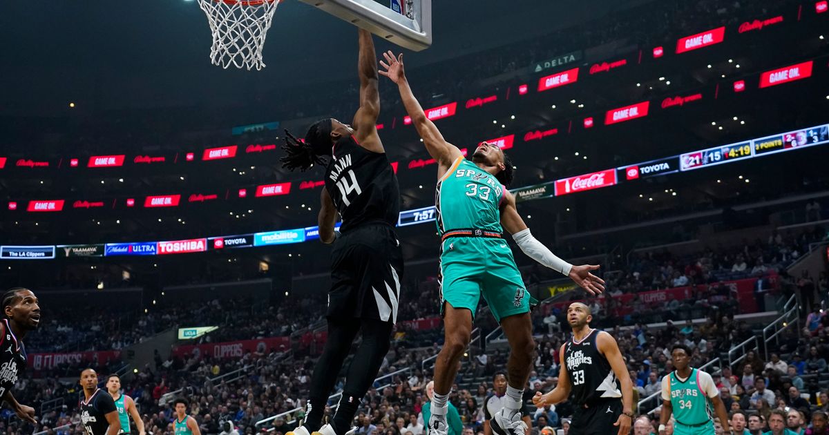 Clippers extend win streak to 4 with 138-100 rout of Spurs | The ...