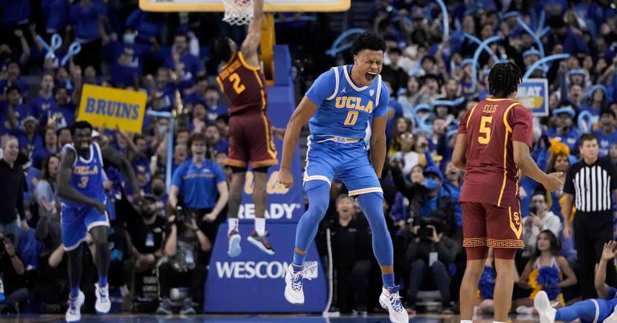 No. 10 UCLA blows 18-point lead, hangs on to beat USC 60-58 | The ...