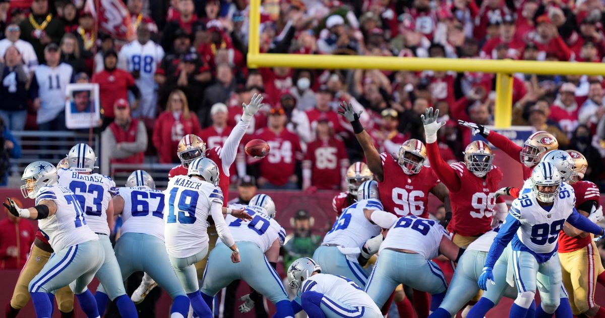 Cowboys kicker misses 5th playoff PAT, makes 2 FGs | The Seattle Times